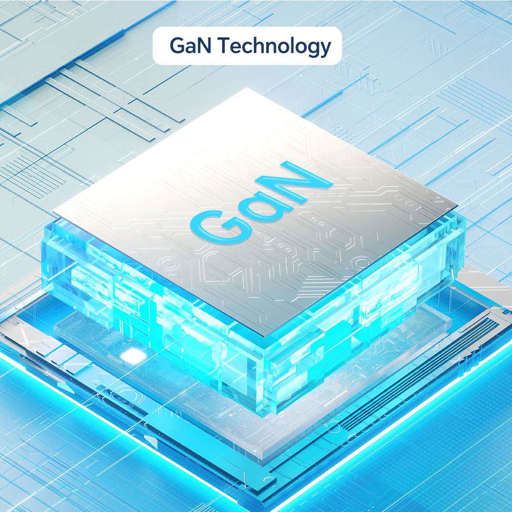 35W GaN Fast Charger USB Type C Dual Ports USB-A+USB-C Power Adapter ...