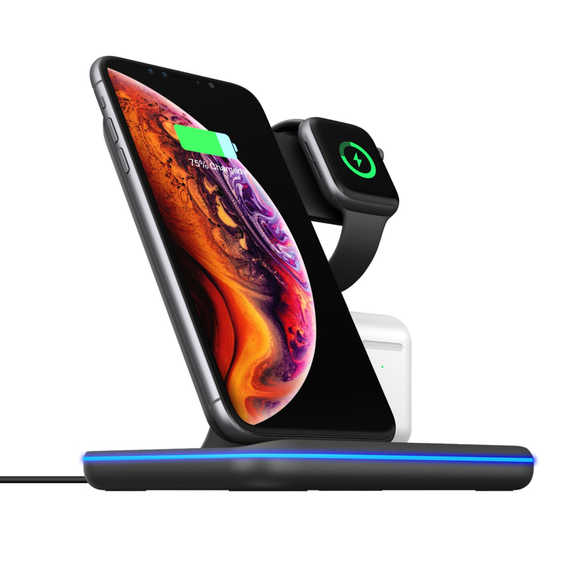 3 in 1 15w dock station 3 in 1 charging dock station holder stand 2022 ...